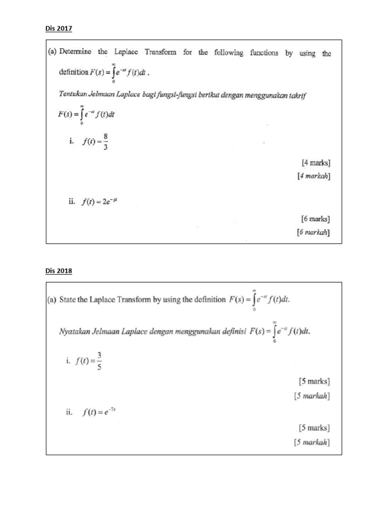 Final Laplace Definition | PDF