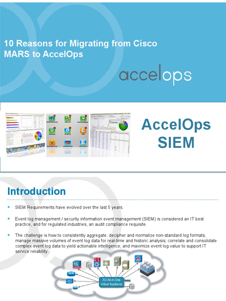 Cisco MARS To AccelOps | PDF | Network Topology | Scalability
