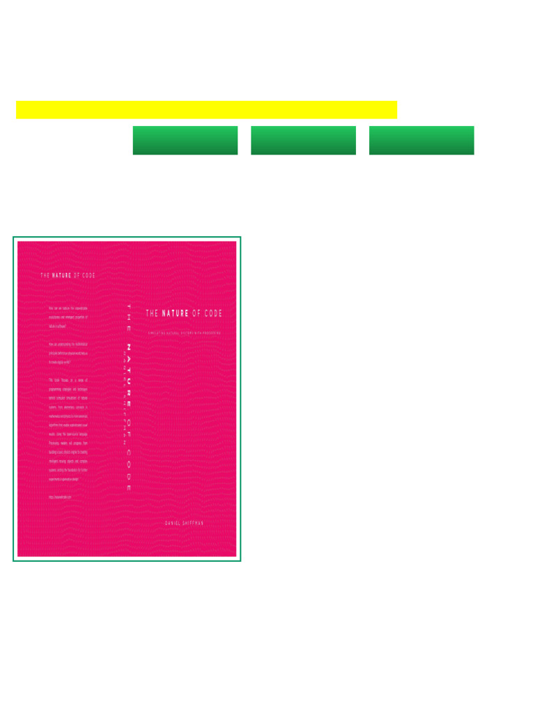 Nature of Code The Wei Zhi Online PDF | PDF