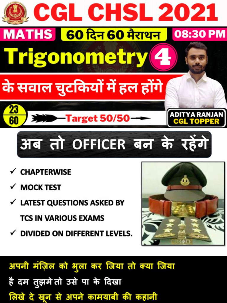 DAY 23 Trigonometry Part 04 (60 Days 60 Marathon)_251009_234754 | PDF