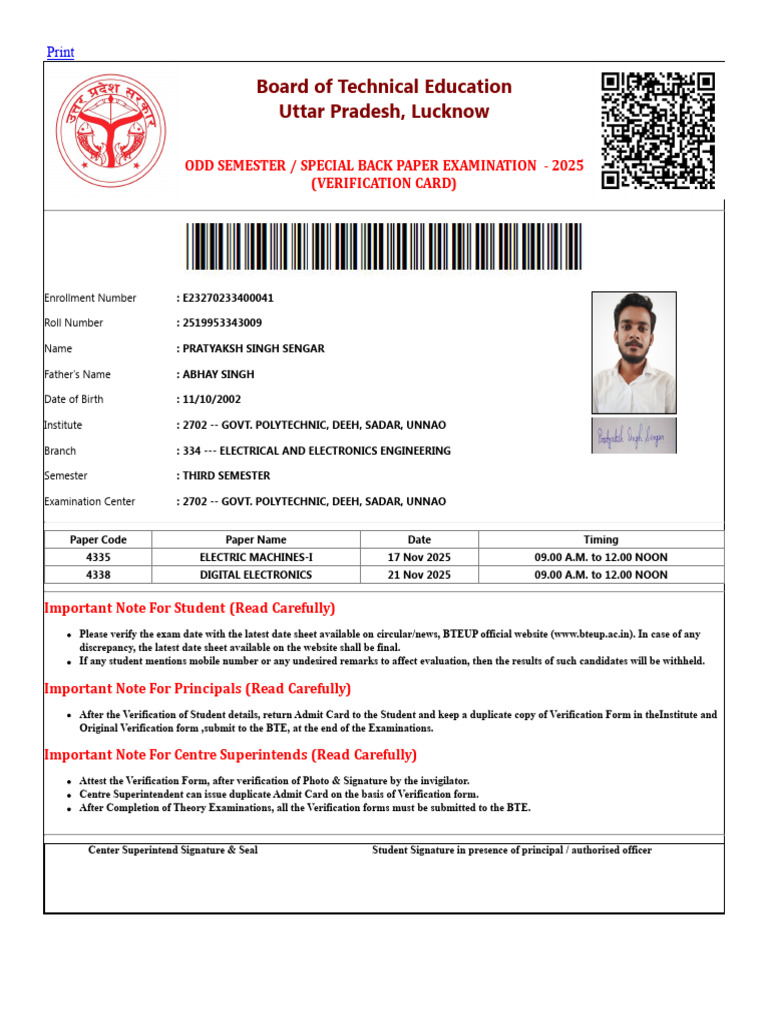 Board of Technical Education Uttar Pradesh, Lucknow | PDF