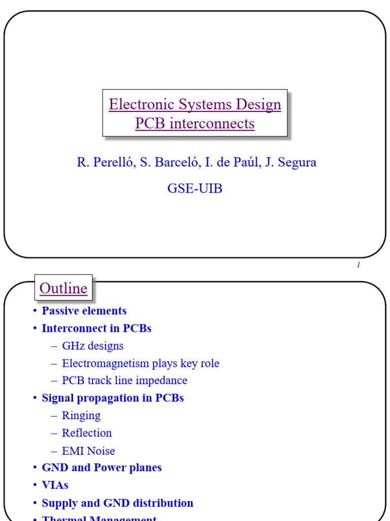 PCB Design: Signal Integrity Essentials | PDF | Printed Circuit Board ...