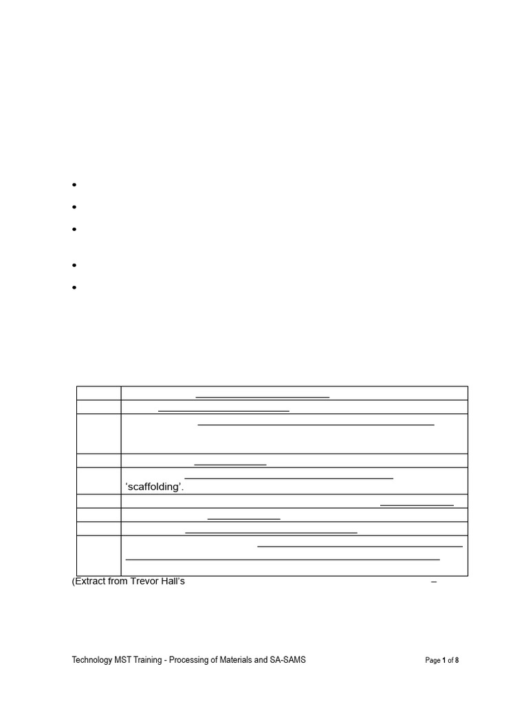 Setting A Quality Question Paper For Grades 7 To 9 Exam Guidelines ...