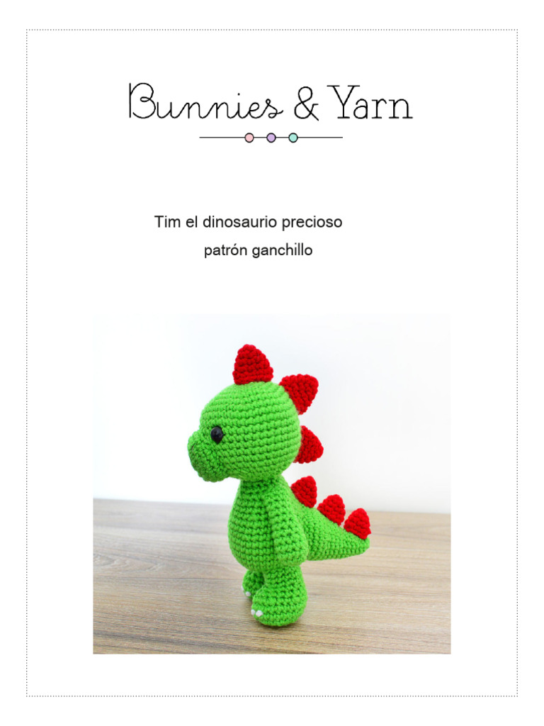 Baby Dinosaur | PDF | Tejer | Amigurumi