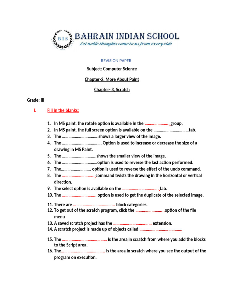 Revision Paper Questions | PDF | Computing | System Software