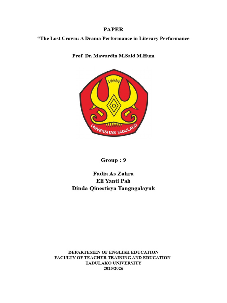 PAPER. Kel.9 | PDF | Wisdom | Peace