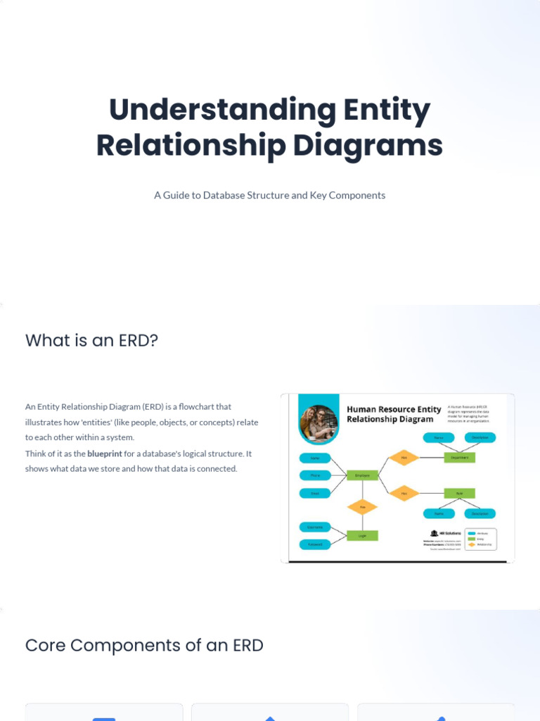 Understanding Entity Relationship Diagrams | PDF | Linguistics | Grammar