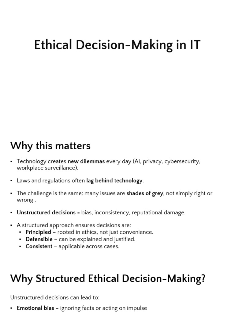 Lecture 9-10 - Ethical Decision Making | PDF | Artificial Intelligence | Intelligence (AI ...