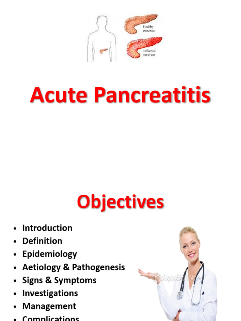 Pancreatitis PDF | PDF | Pancreas | Human Diseases And Disorders