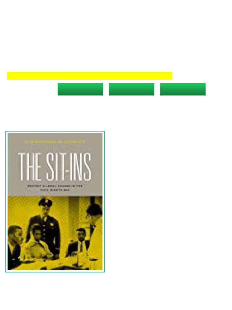 (Ebook) The Sit-Ins: Protest and Legal Change in The Civil Rights Era ...