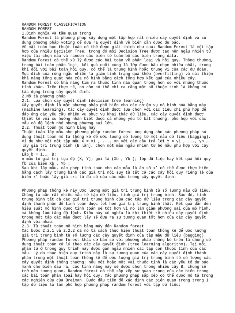 Random Forest | PDF