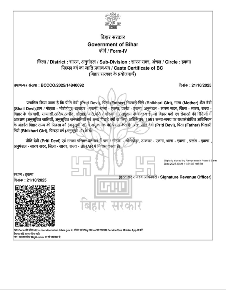 Priti Devi Cast | PDF