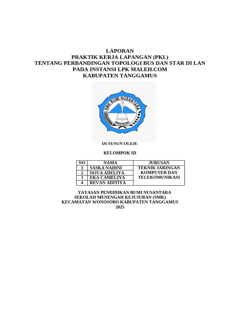 Perbandingan Topologi Bus dan Star di LAN | PDF
