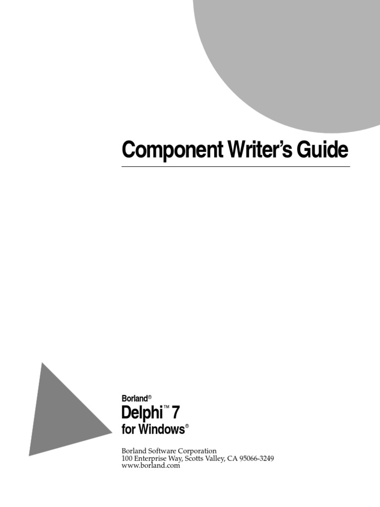 Componentes Delphi | PDF | Games & Activities