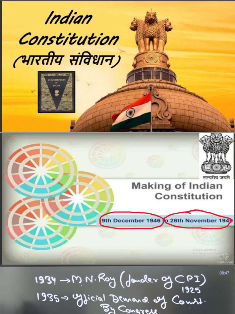 1761752957692-Class-01 Making of The Indian Constitution | PDF