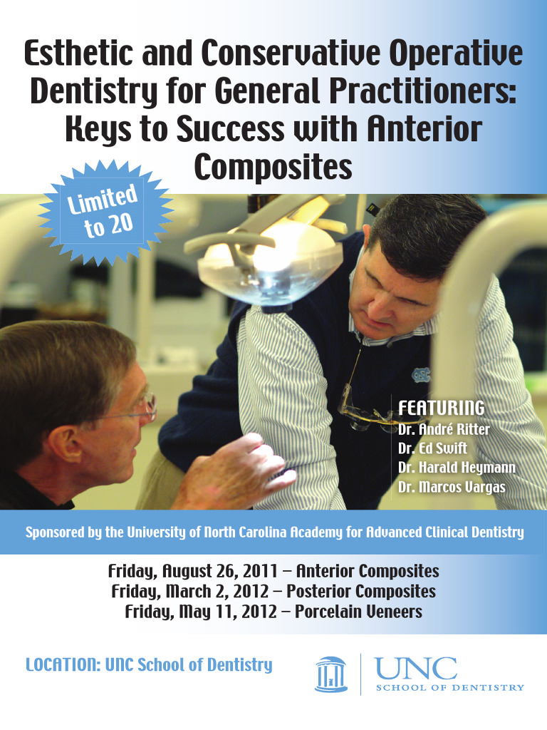 UNC Esthetic Dentistry Workshops | PDF | Dentistry | Dentistry Branches
