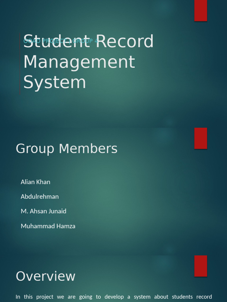 Student Record Management System | PDF | Software Engineering | Systems Engineering