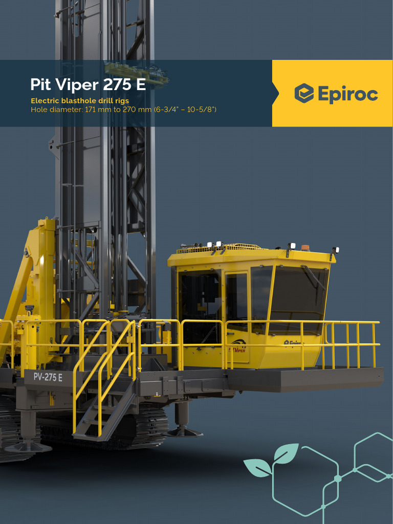Pit Viper 275 E Electric Drill Rig | PDF | Horsepower | Drill