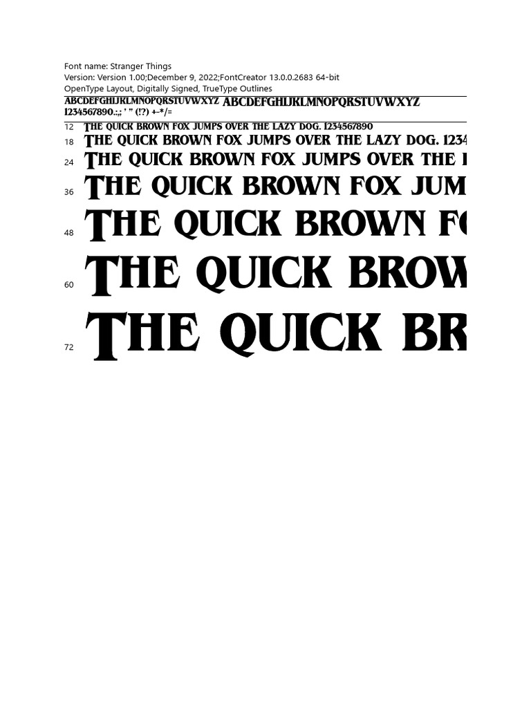 Stranger Things | PDF