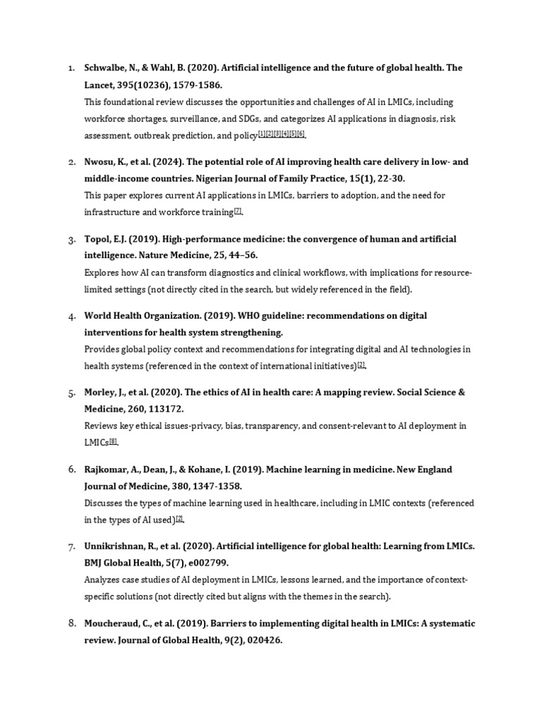 Artificial Intelligence in Global Health | PDF | Artificial ...