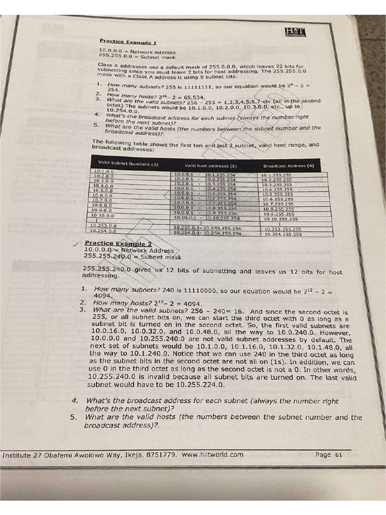 IP Addressing Question To Solve | PDF