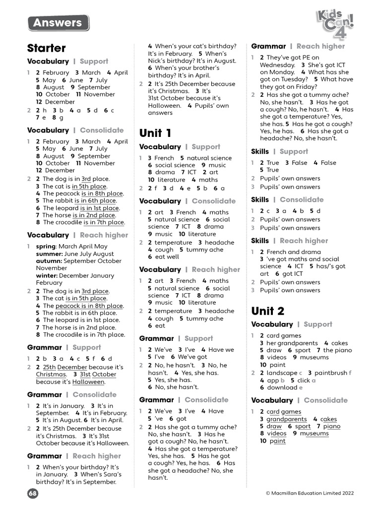 Something For Everyone Graded Worksheets - Answer Key | PDF