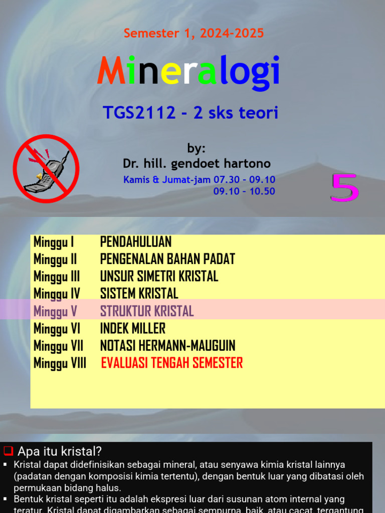 Struktur dan Jenis Kristal Mineral | PDF
