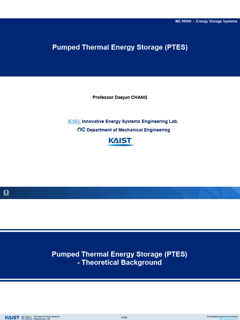 10B ME800C ESS-PTES (P. 438-464) | PDF | Energy Storage | Heat Transfer