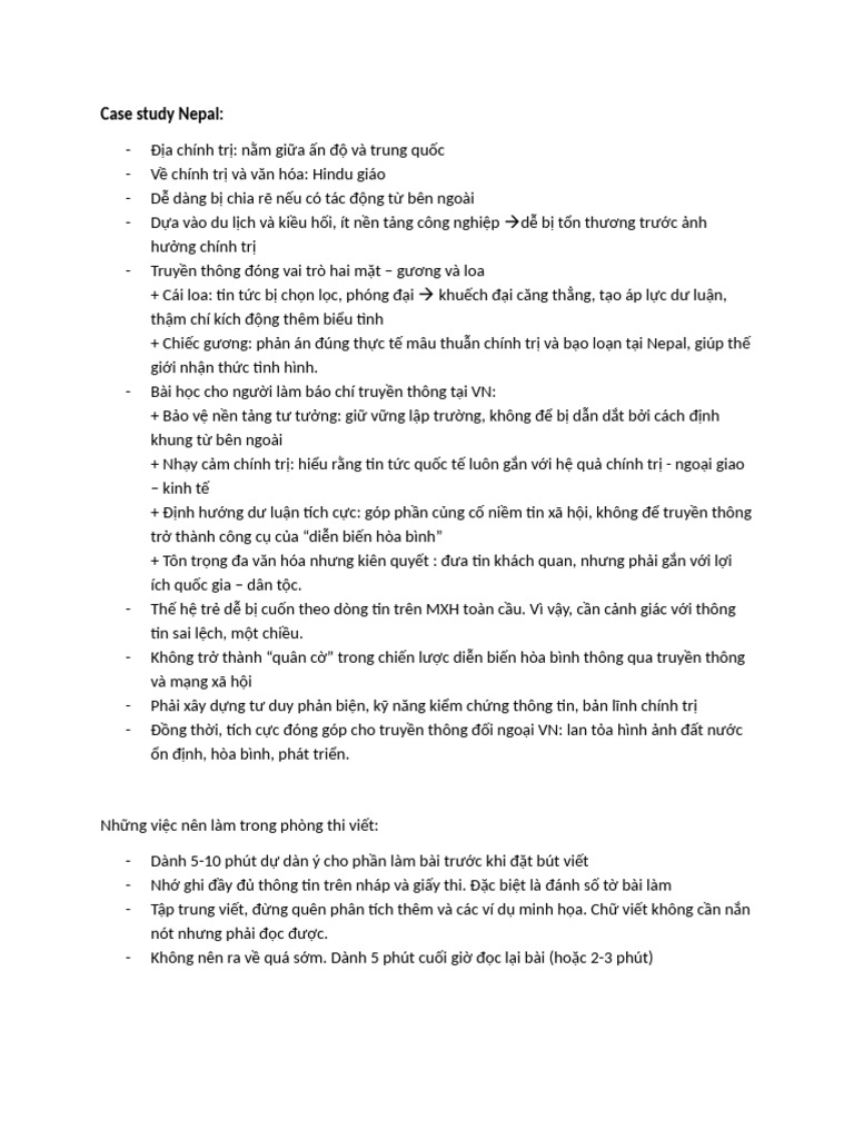 Case Study Nepal | PDF