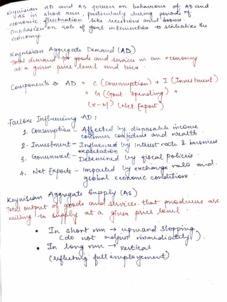 Macro Notes - Ses 12 13 14 | PDF | Fiscal Policy | Monetary Policy