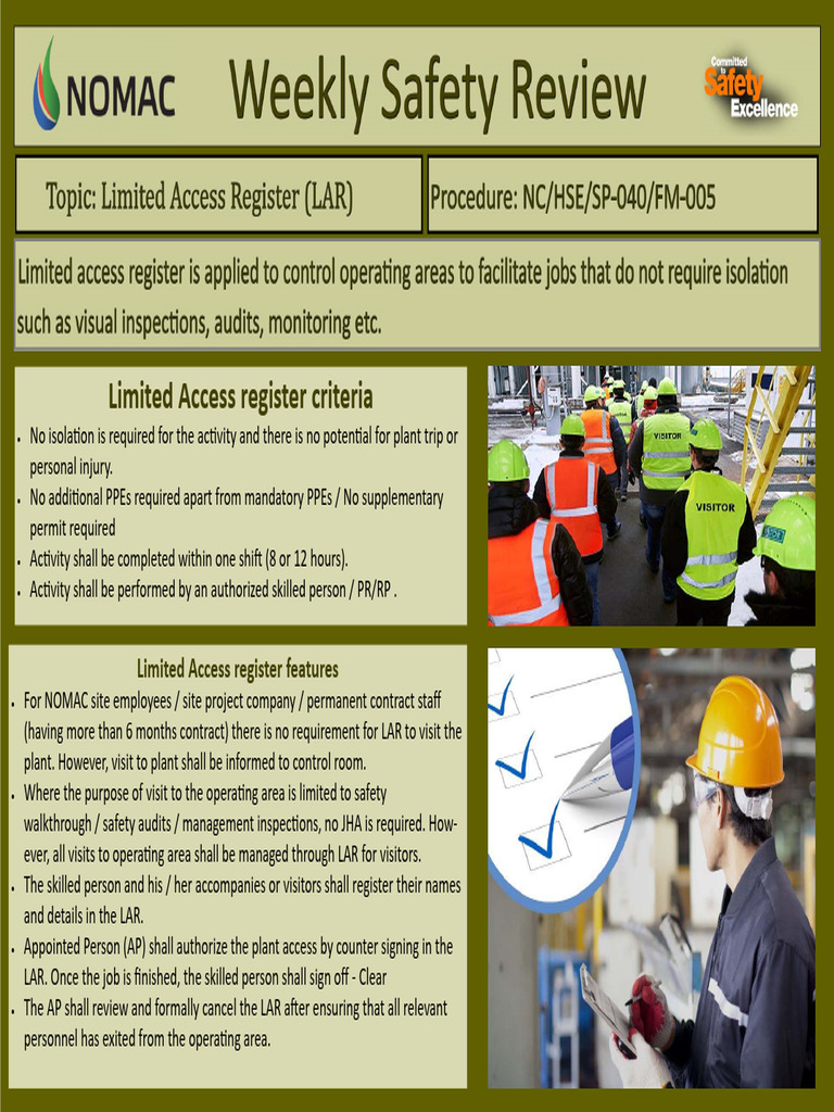 Limited Access Register Guidelines | PDF