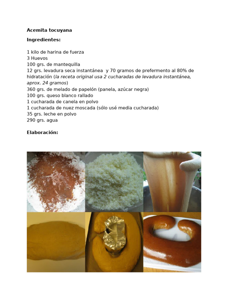 Acemita Tocuyana | PDF