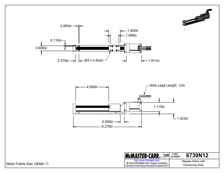 8739N12 - Stepper Motor With Positioning Slide | PDF