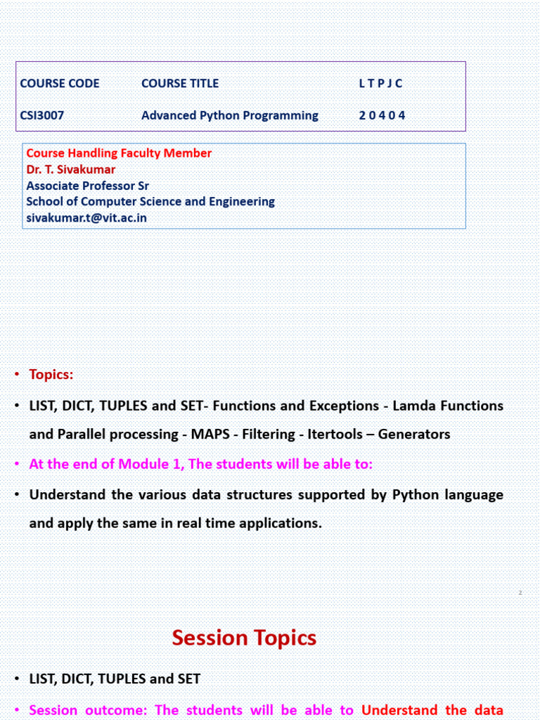 Module - 1 - Data Structures - V4.0 | PDF | Parameter (Computer ...