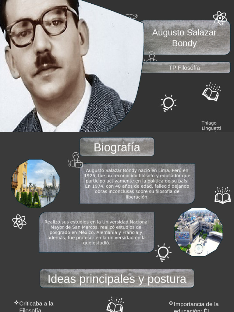 Infografía Filosofos Contemporaneos | PDF | Perú | Educación en artes ...