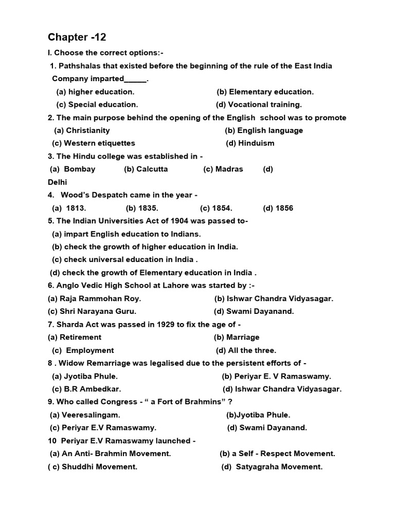Module of Chapter - 12. Social Science | PDF | Indian Religions