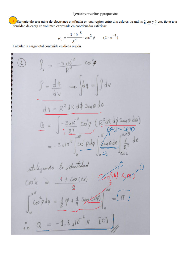 Ejercicios Resueltos y Propuestos | PDF