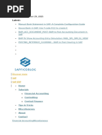 KO88 Order Settlement Process in SAP | PDF | Finance & Money Management ...