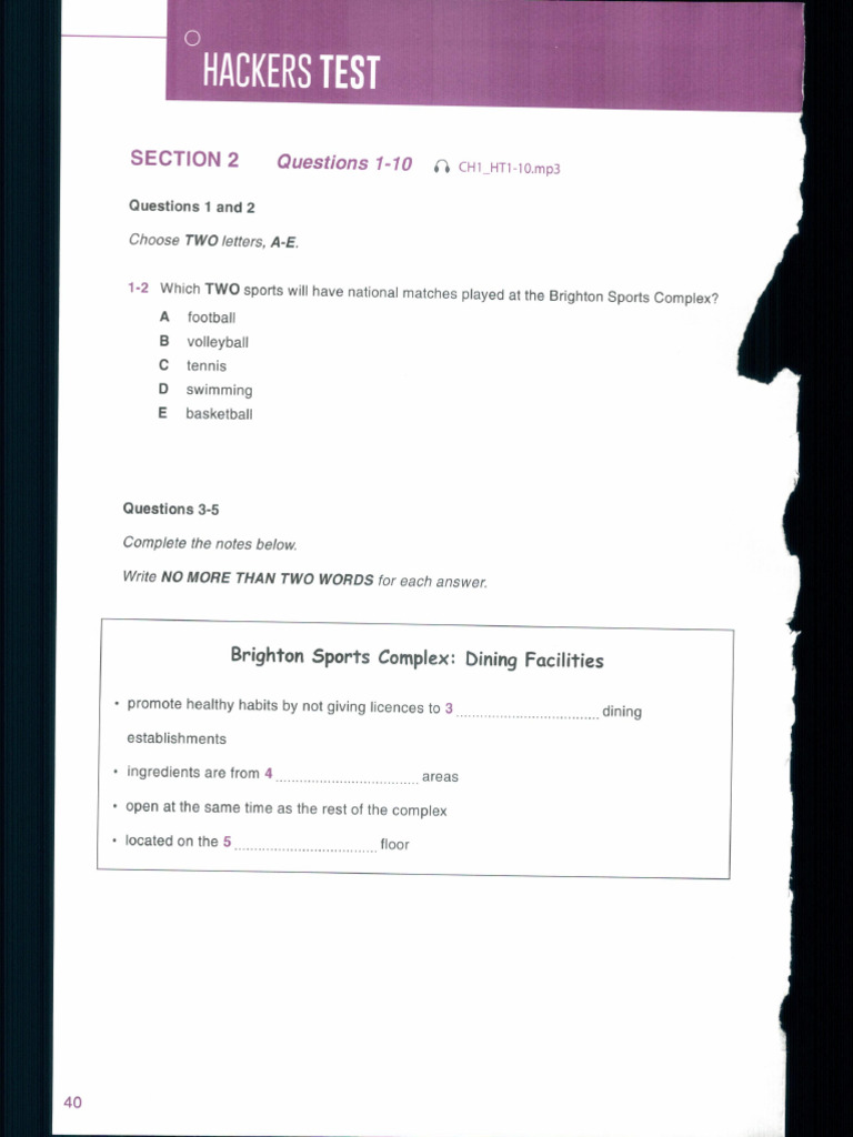 Brighton Sports Complex Overview and FAQs | PDF