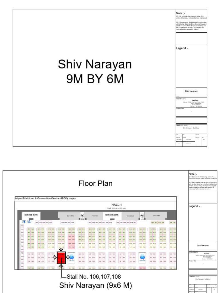 Shiv Narayan 9x6meter - Measurement File | PDF