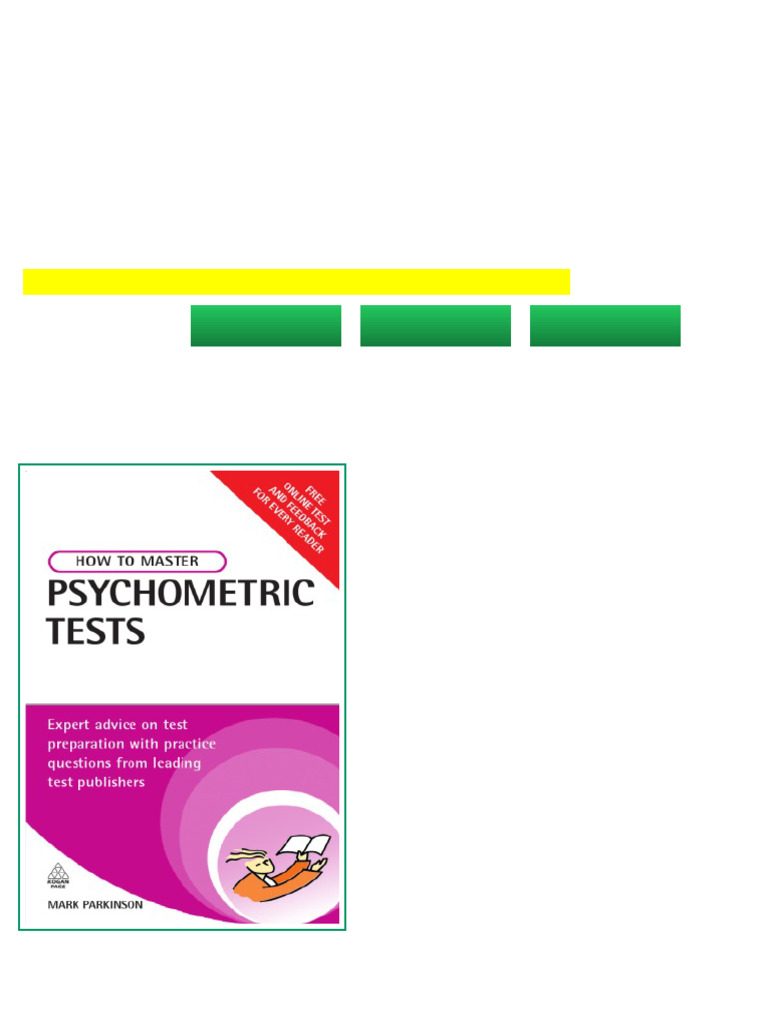 How To Master Psychometric Tests Expert Advice On Test Preparation With ...
