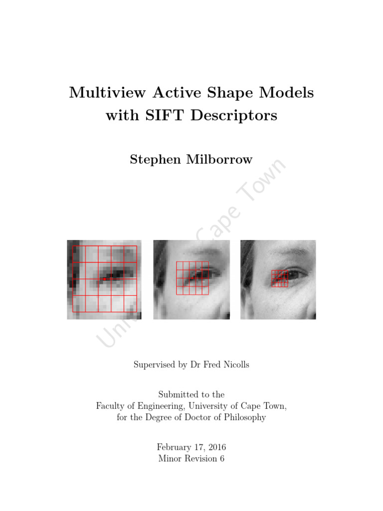 Multiview Active Shape Models Thesis | PDF | Principal Component ...