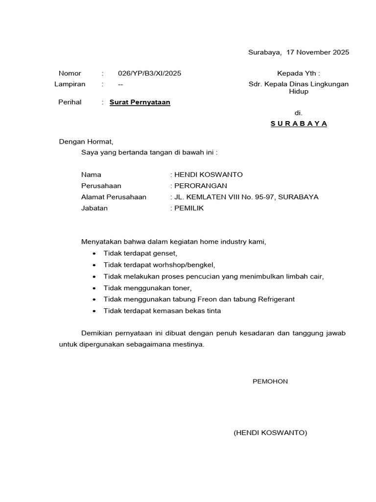 Formulir Rintek Kemlaten | PDF