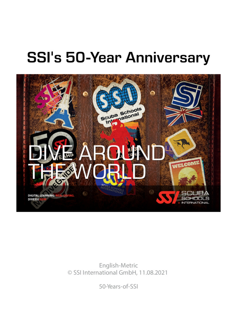 50 Years of SSI English Metric Book | PDF | Scuba Diving | Underwater ...
