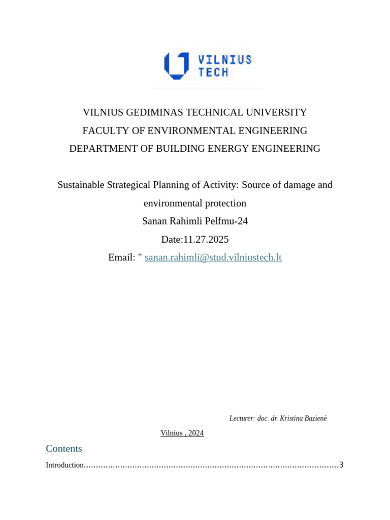 Sanan Rahimli Sustainable | PDF | Chemistry