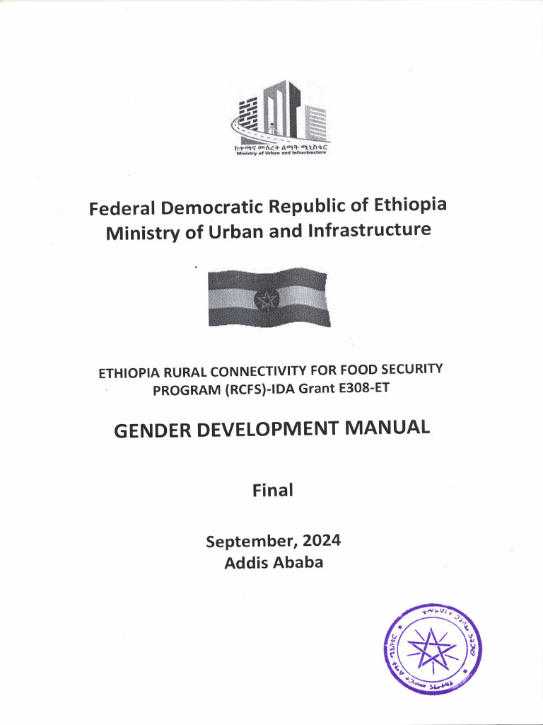 Gender Development Manual | PDF