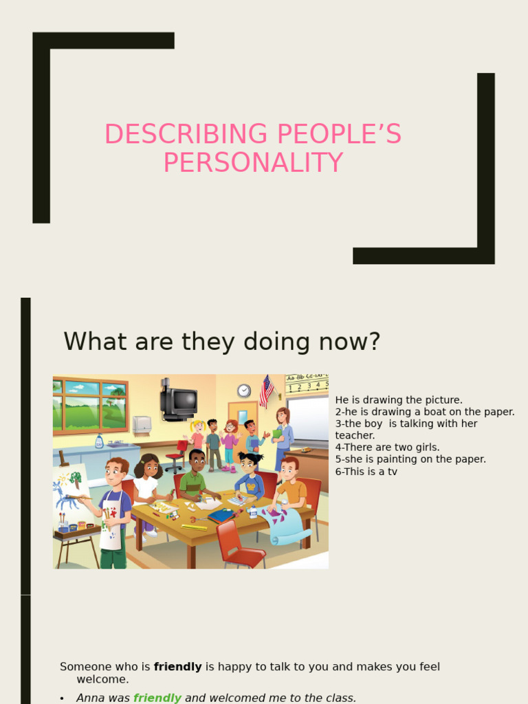 Describing People’s Personality (A1) 1(1) 1 | PDF