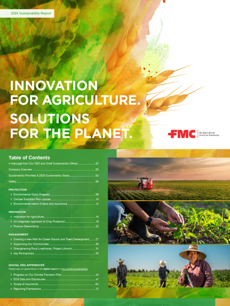 FMC 2024 Sustainability Report - 0 | PDF | Sustainability | Natural Environment