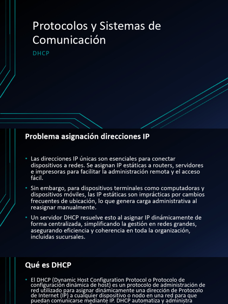 Introducción al Protocolo DHCP en Redes | PDF | Dirección IP ...