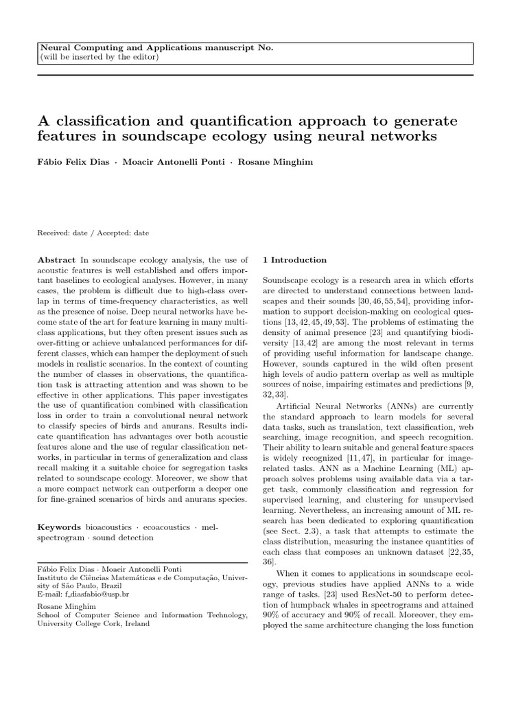 A Classification and Quantification Approach To Generate Features in ...